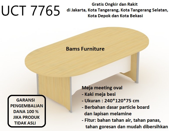 meja diskusi meja kerja meja kantor meja meeting oval meja merek uno di ...