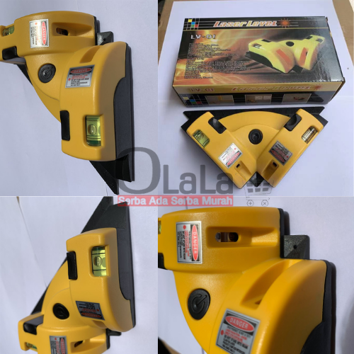 Square Laser Line LV-01 Laser Level Alat Ukur Siku Kelurusan Lantai ...