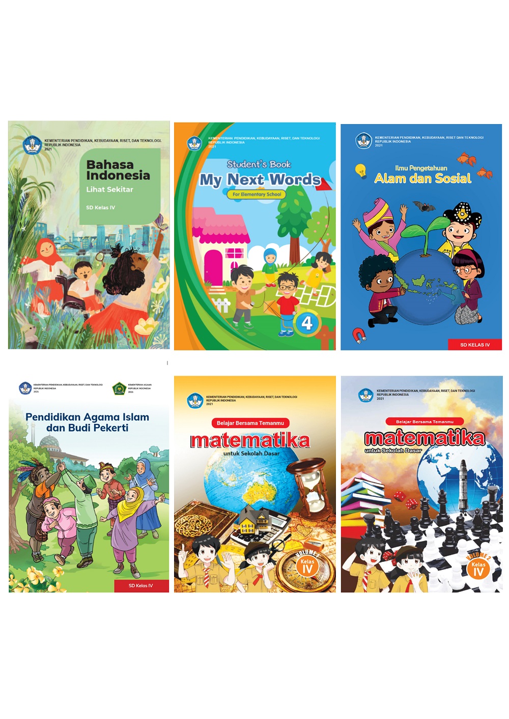 Paket Kelas 4 Sd Mi Kurikulum Merdeka K21 2021 Kemendikbud Buku