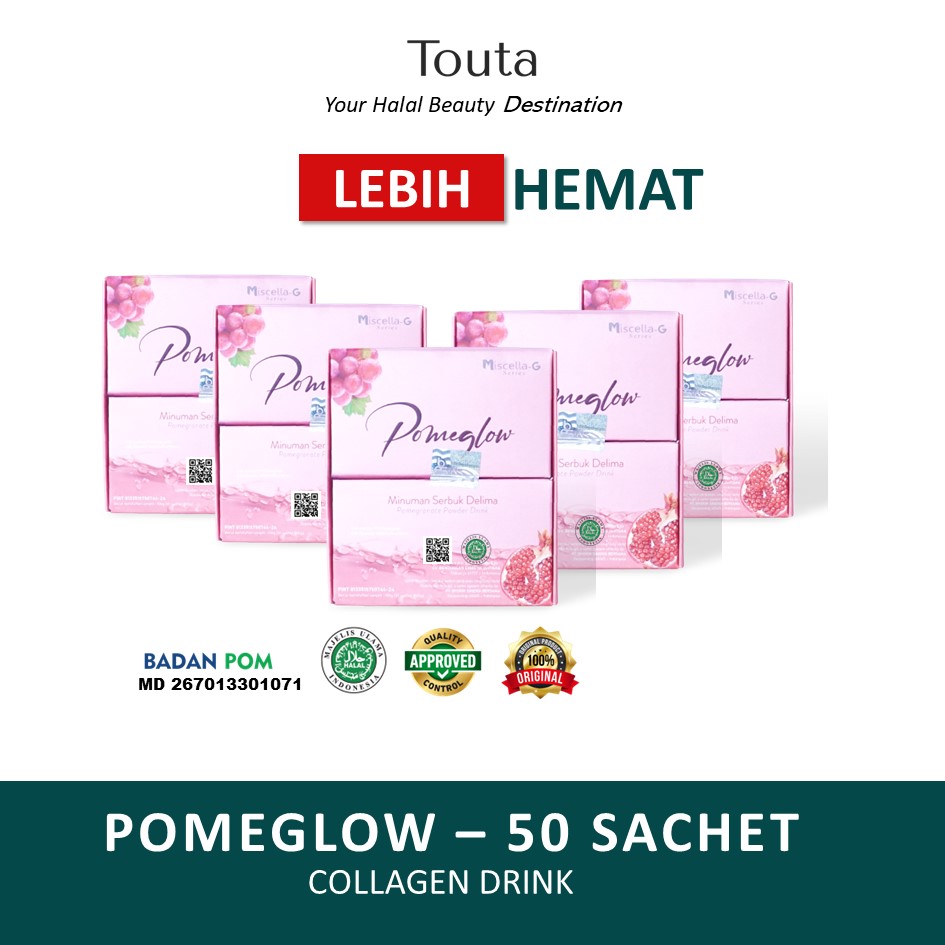 Paket Hemat Pomeglow Collagen Drink | Lazada Indonesia