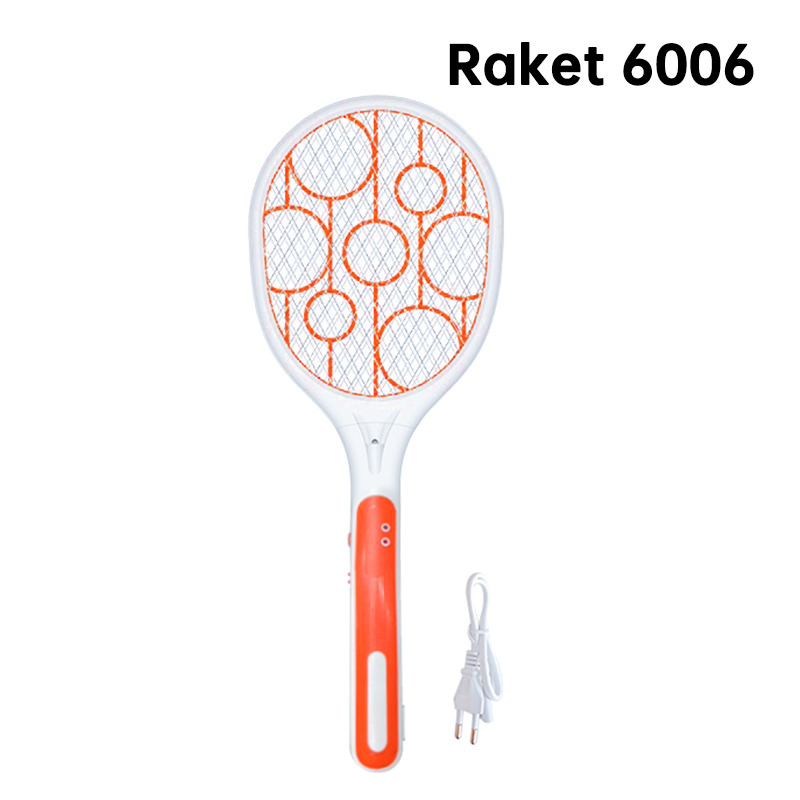Raket Nyamuk Elektrik Rechargeable Cas / Raket Nyamuk Listrik 2in1 ...
