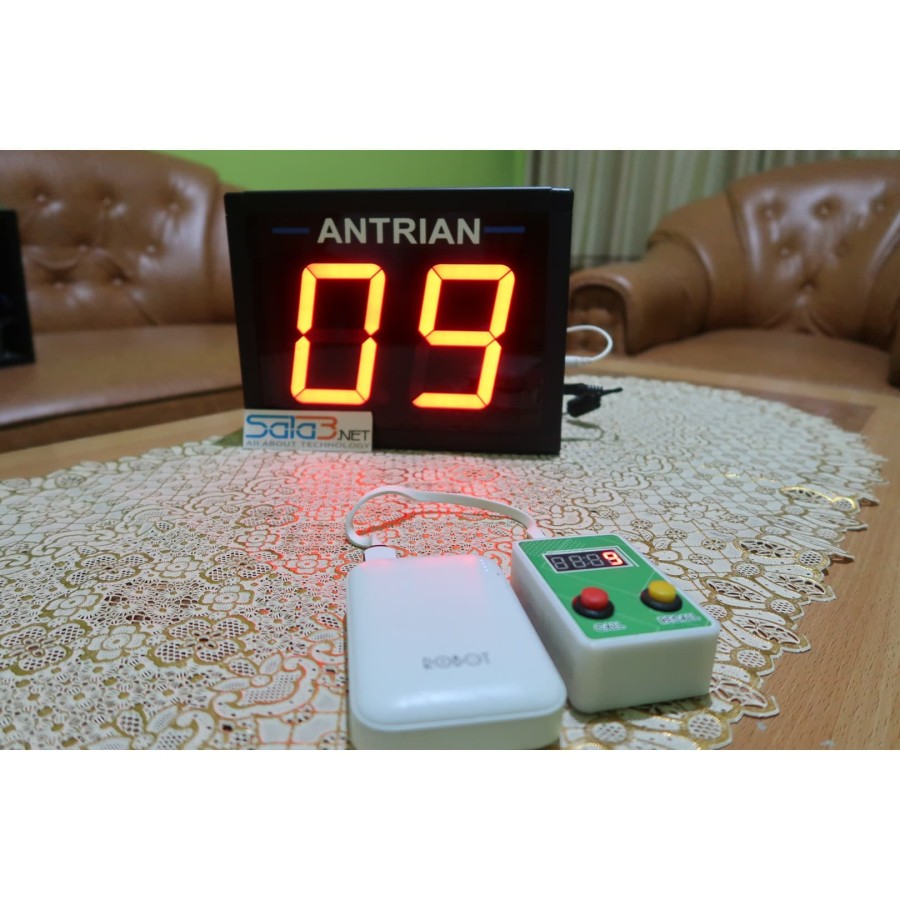 Mesin Antrian 2 Digit Wireless Dengan Voice Tombol Keypad | Lazada ...