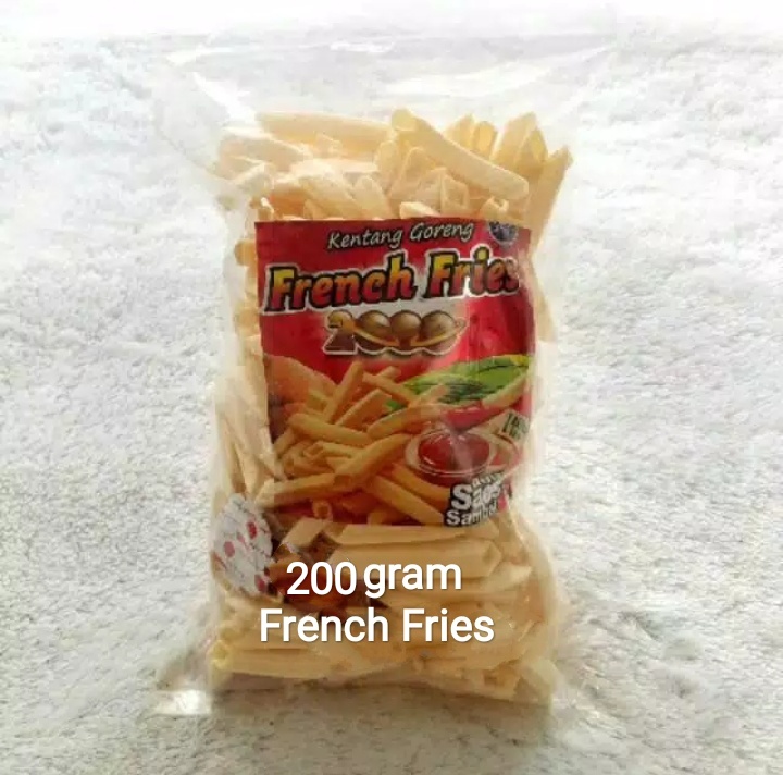 CHIKI FRENCH FRIES 200 GRAM/SNACK/CEMILAN/CIKI/KILOAN/JAJANAN | Lazada ...