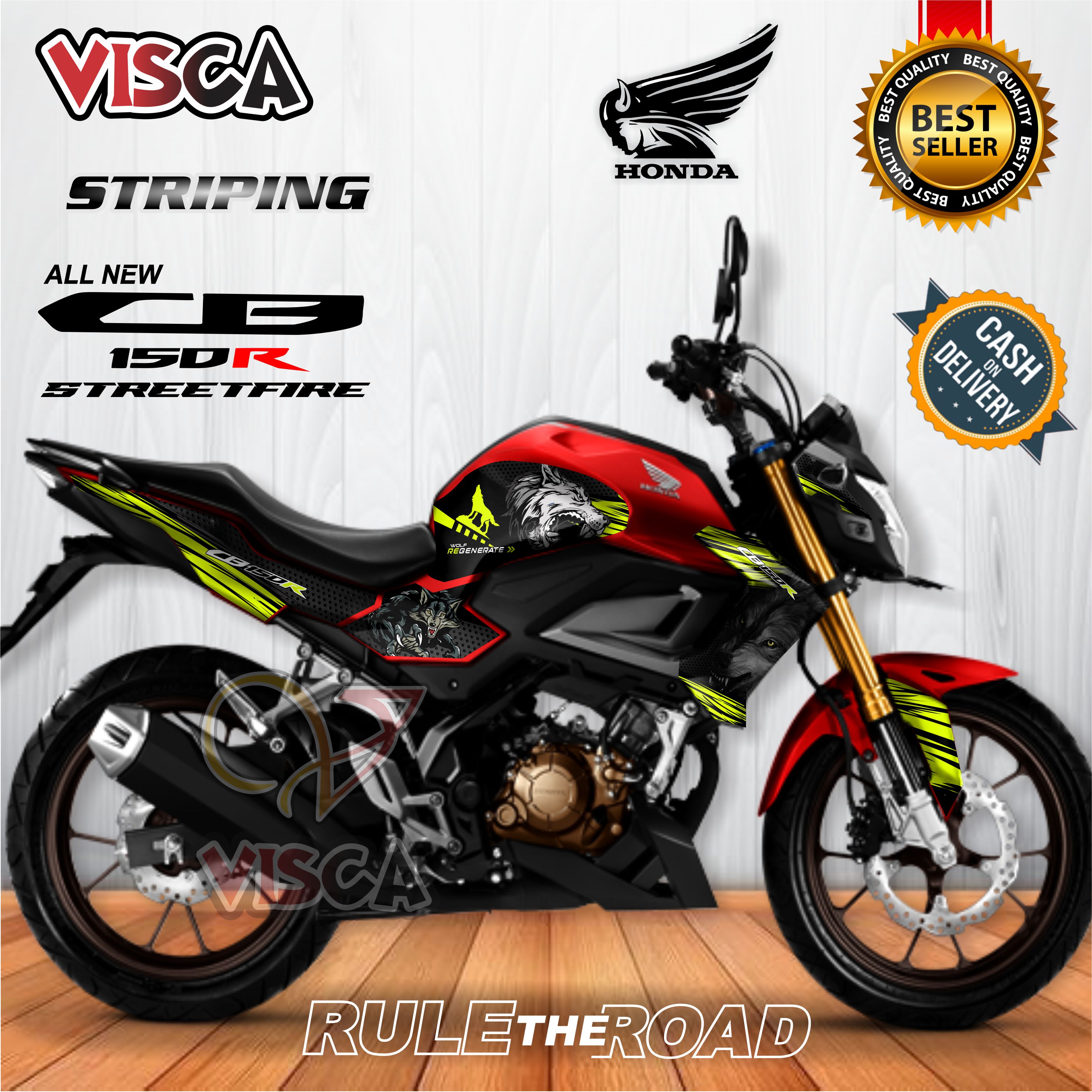 Stiker Striping Cb150r 2021 - 2022 Variasi Serigala | Lazada Indonesia