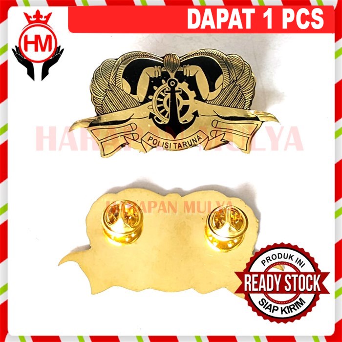 Pin Polisi Taruna Lencana Pin Bros Poltar Pin Logo Polisi Taruna ...