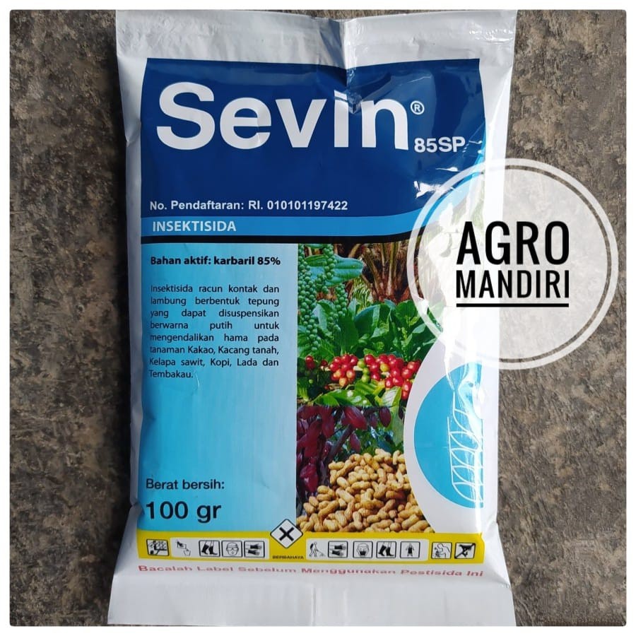 Sevin 85S 100 Gram Insektisida Pembasmi Hama Ulat dan Kutu Tanaman ...