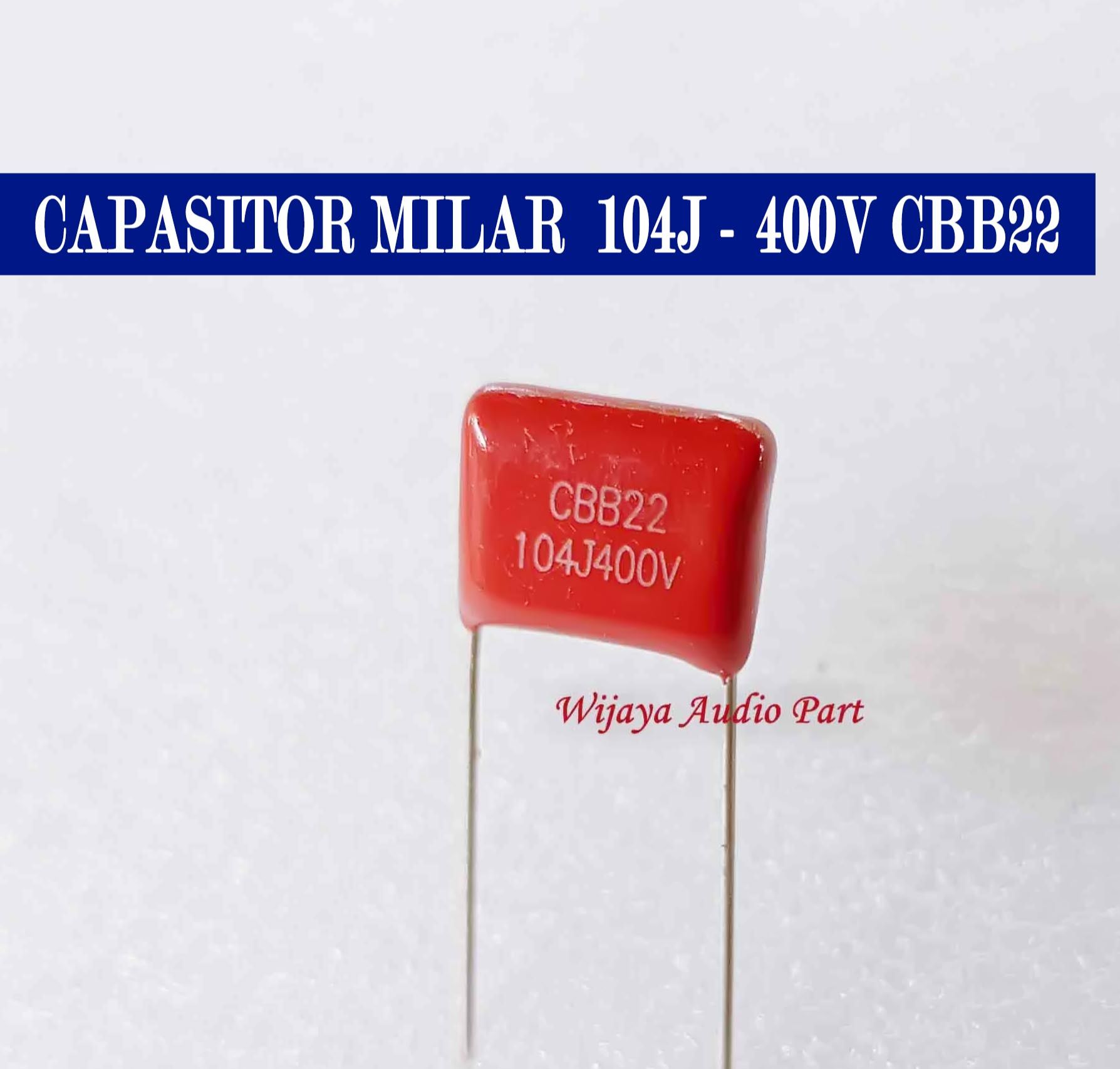 KAPASITOR MILAR 104J 400V CBB22 MYLAR 104J 400V | Lazada Indonesia