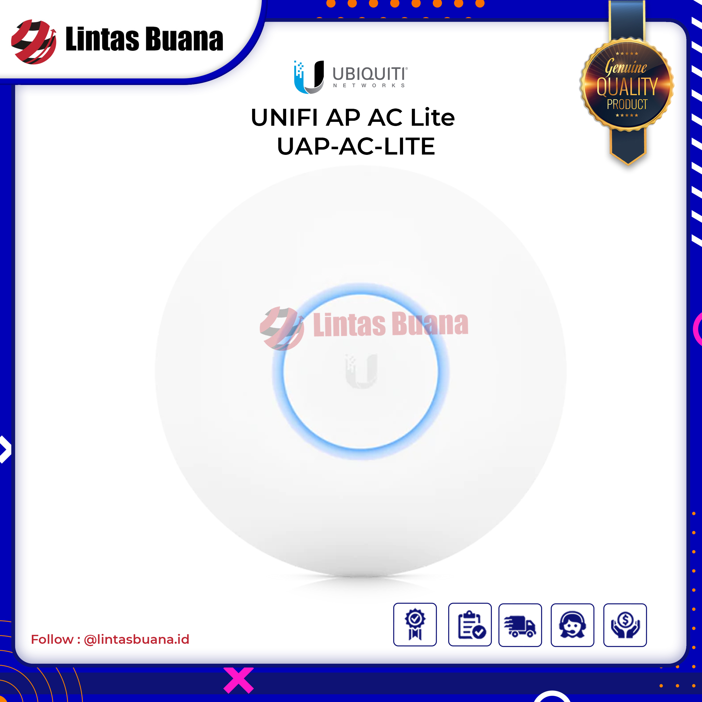 Ubiquiti UNIFI AP AC Lite / UAP-AC-LITE | Lazada Indonesia