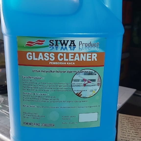 Glass Window Cleaner 4 Liter Teruji Lulus Kemenkes Dirigen Sabun Cair ...