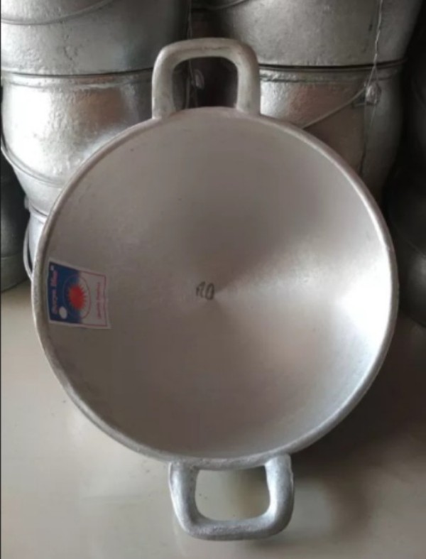 Wajan Cekung Penggorengan Jumbo No.16 14 12 10 katel Alumunium Ceper ...