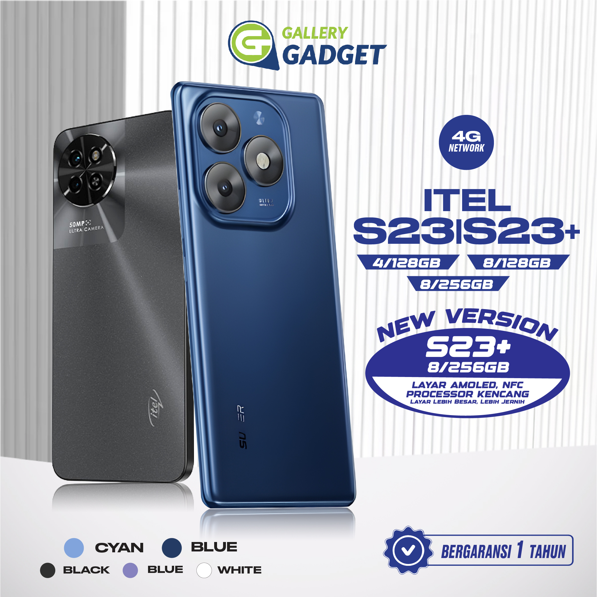 Itel S23 Plus S23+ 4/128 8/128 8/256 GB RAM 4 8 ROM 128 256 4GB 8GB ...