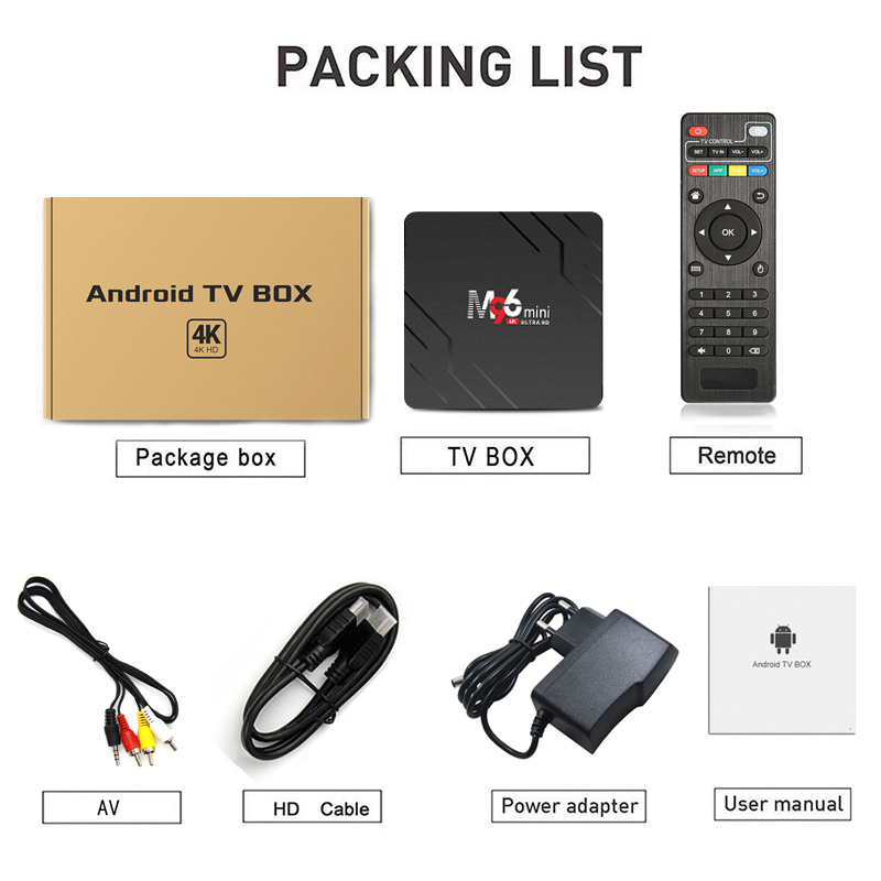 M96 Android tv box M96mini 2+16GB Wifi tv box android 4K HD stb android Android13.0 tv box ...