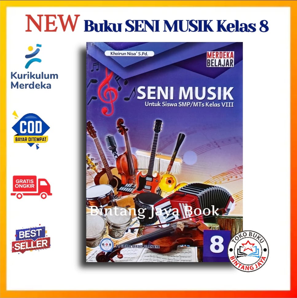 Buku Siswa Seni Musik SMP Kelas 8 Kurikulum Merdeka - Buku Seni Musik ...