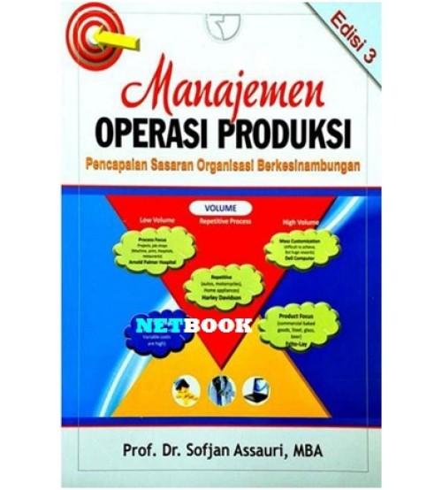 Buku Manajemen Operasi Produksi – Sofjan Assauri | Lazada Indonesia