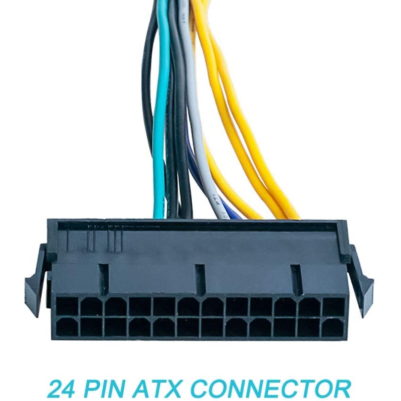 24 Pin to 8 Pin ATX PSU Power Adapter Cable Compatible for DELL ...