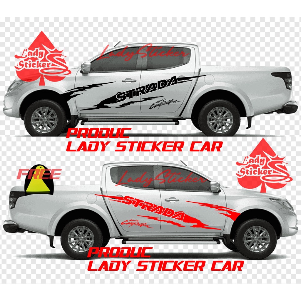 STICKER STIKER MOBIL STRADA TRITON STRIPING STICKER STIKER MOBIL ...