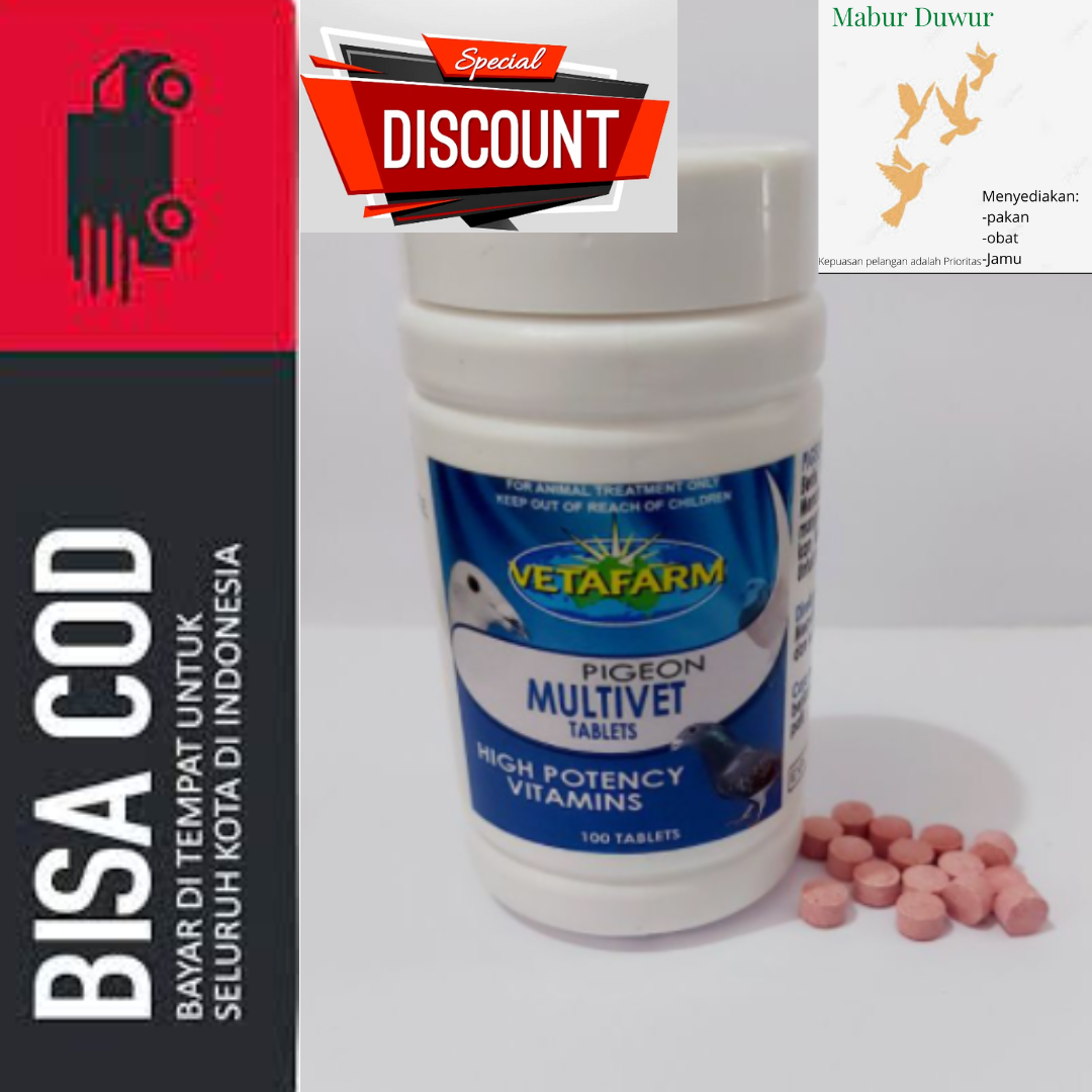 Multivet vetafarm multivitamin merpati Multivitamin dari australia ...