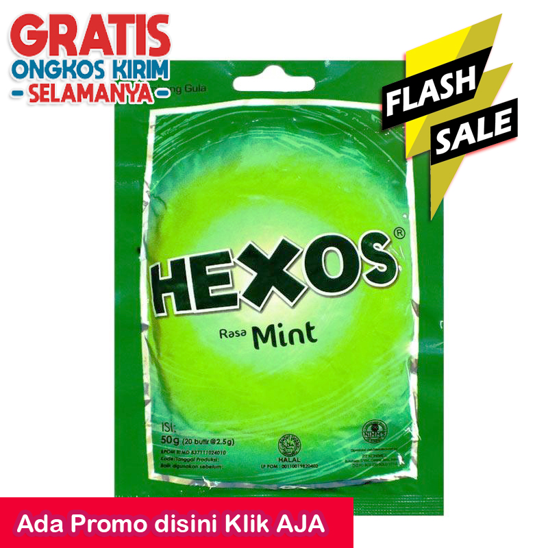 Permen mint Hexos isi 50 gram | Lazada Indonesia
