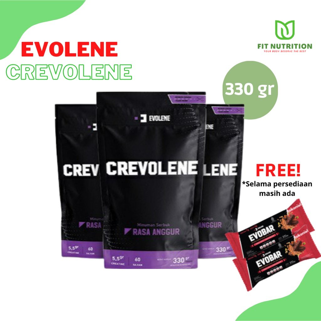 EVOLENE MEDAN Crevolene 330g Creatine Menambah Tenaga Pertumbuhan Otot ...
