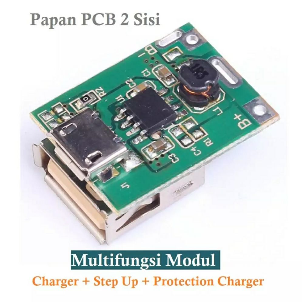 kit Modul power bank mini (charger +stepup+ protection ) harga per pcs ...