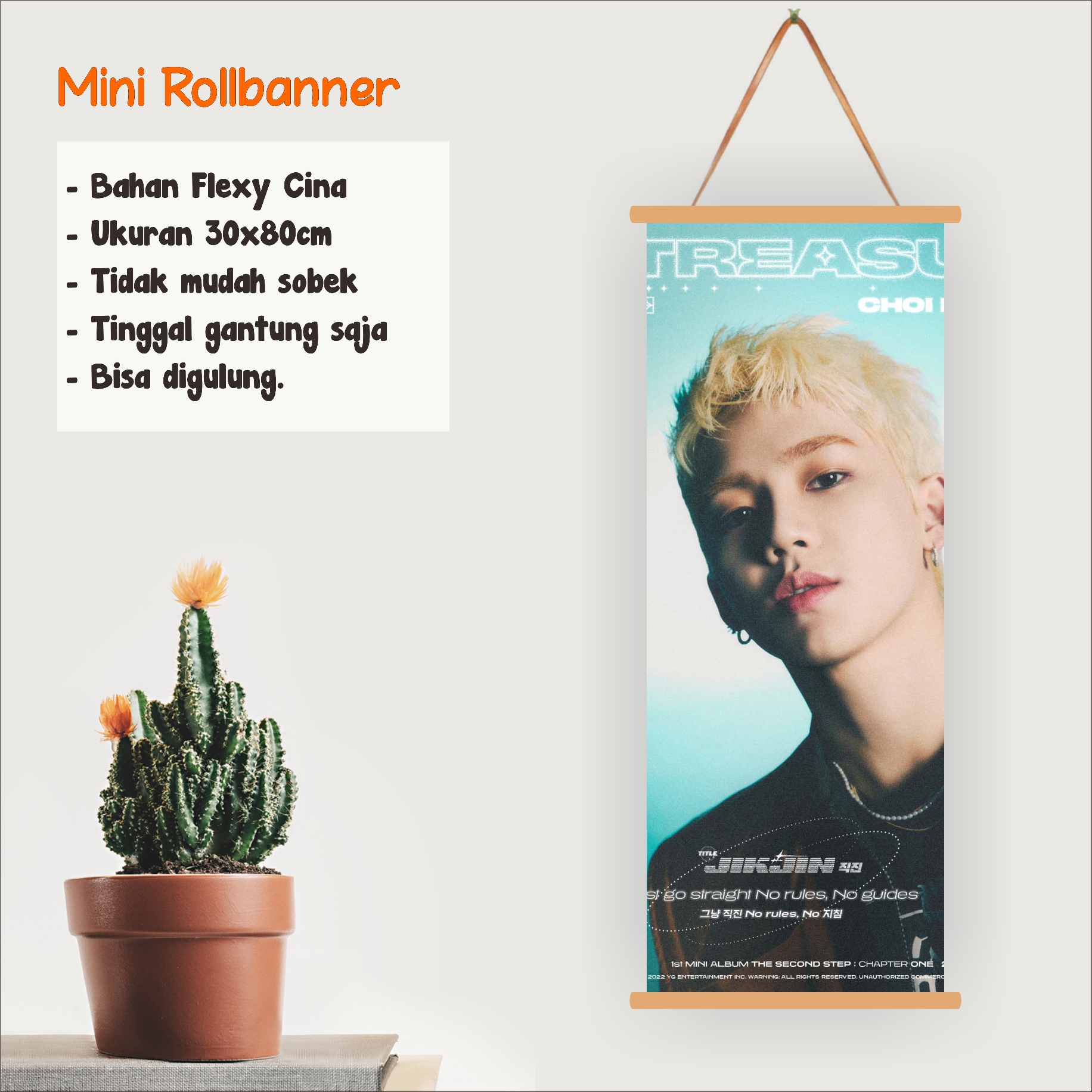MINI ROLL BANNER TREASURE HYUNSUK | Lazada Indonesia