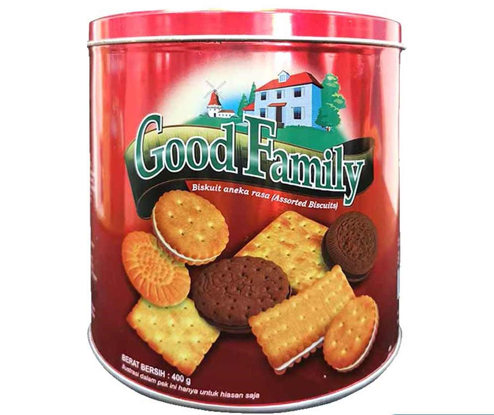 Good Family Biscuit Assorted 400G Kaleng | Lazada Indonesia