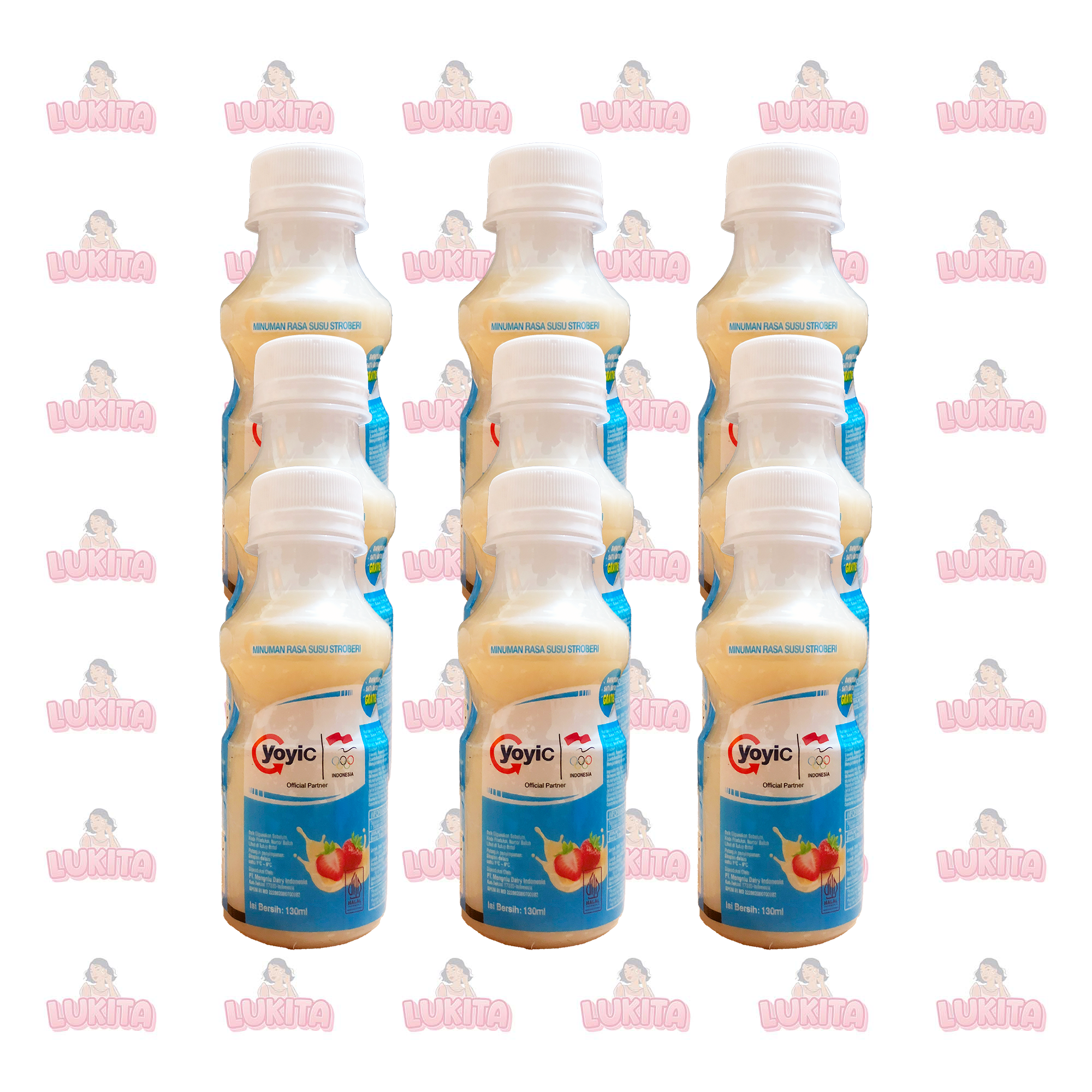 YoyiC Yogurt 130ml Kemasan 9 Botol, Minuman Probiotik untuk Kesehatan ...