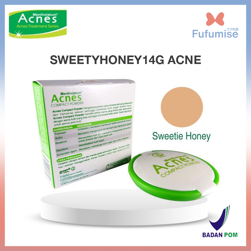 Acnes Compact Powder Absorb Sebum & Acne Care ( Bedak Padat kulit ...