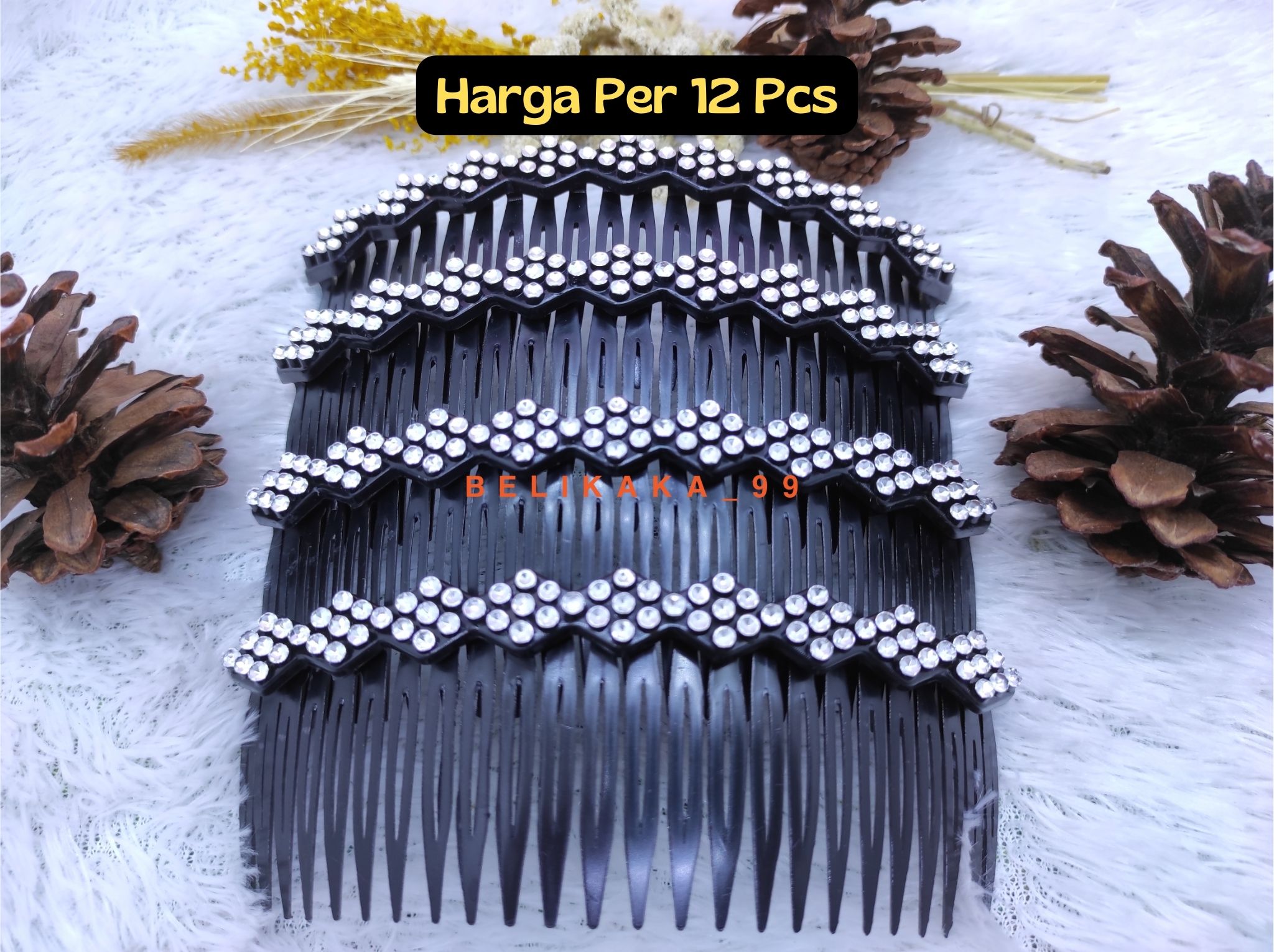 (12 PCS) SIRKAM RAMBUT HITAM MATA PUTIH MURAH / SIRKAM HITAM MATA ...