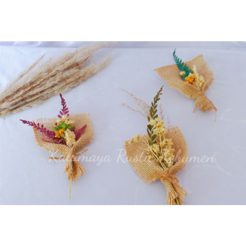 Midi Buker Gretting Card Goni Hiasan Vas Guci Buket Bunga Kering Dried ...
