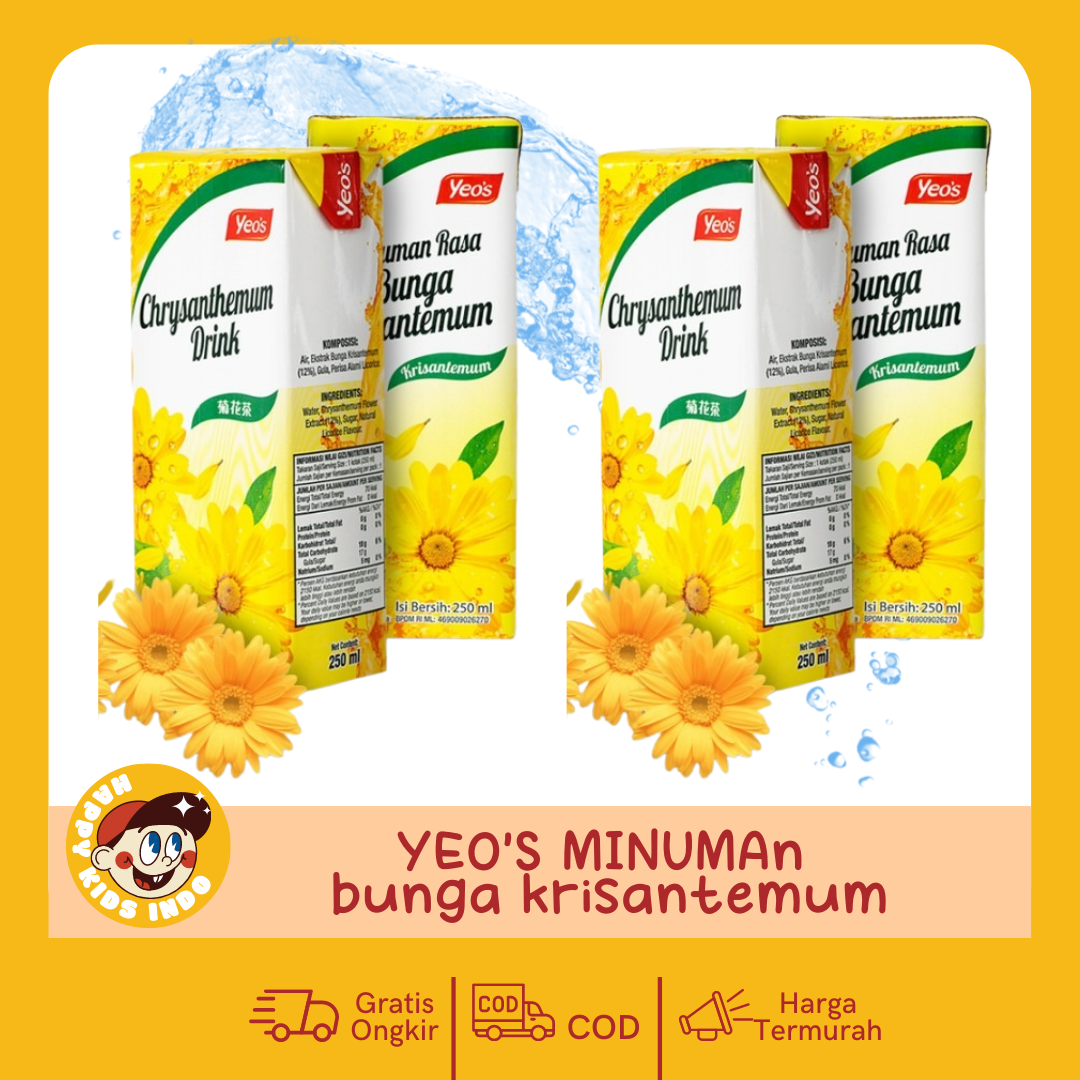 YEOS Chrysanthemum Kotak 250ml - ISI 6 | Minuman Sehat | Teh Kotak ... YEOS Chrysanthemum Kotak 250ml - ISI 6 | Minuman Sehat | Teh Kotak ...