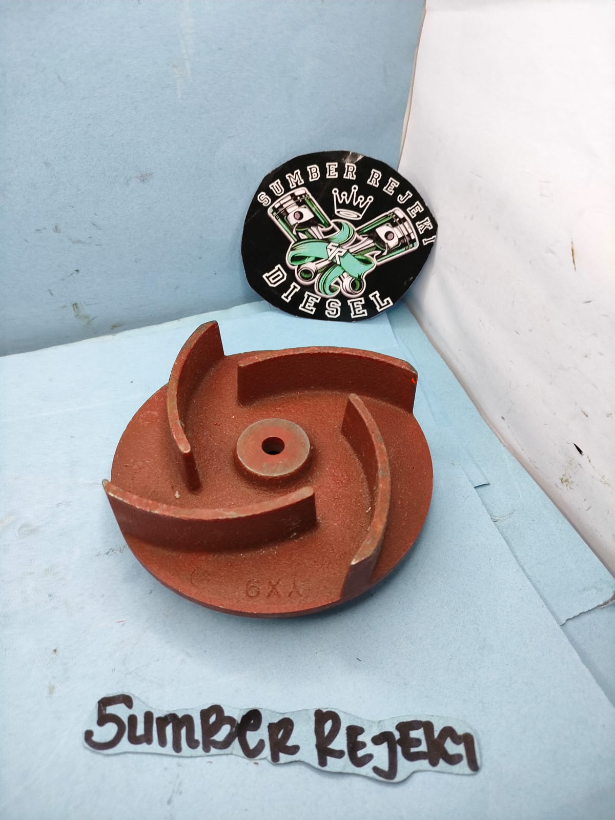 Wp50 Wp80 Impeller Kipas Keong Mesin Pompa air Alkon Robin irigasi - 3 ...
