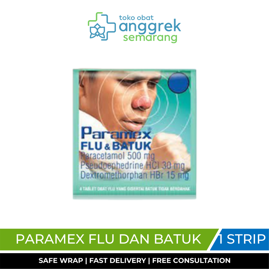 PARAMEX FLU DAN BATUK/4 TABLET/OBAT BATUK DAN FLU | Lazada Indonesia