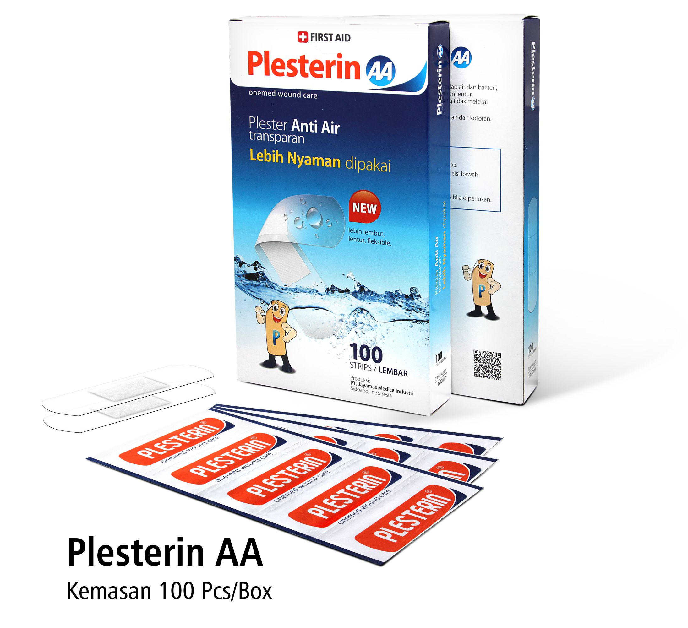 Plesterin First Aid AA OneMed box isi 100 pcs | Lazada Indonesia