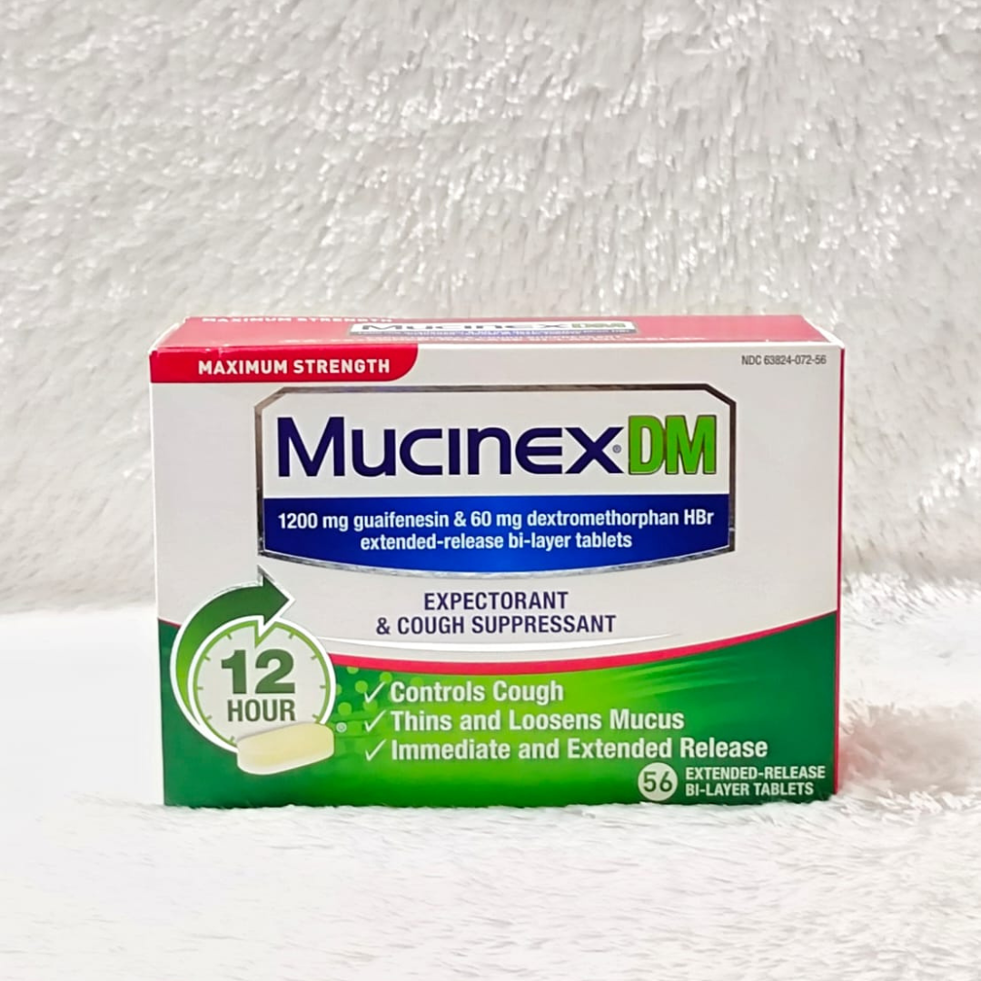 Mucinex DM Expectorant And Cough Suppressant ISI 56 Tablets | Lazada ...