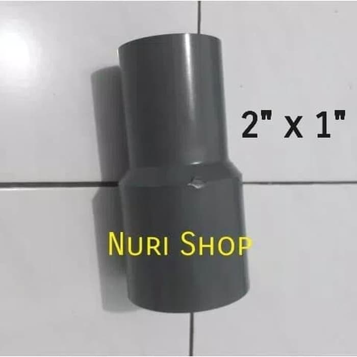 Reducer 2 x 1/ Vlock Sock/ V. Sok/ Socket PVC 2 X 1 AW RUCIKA | Lazada ...