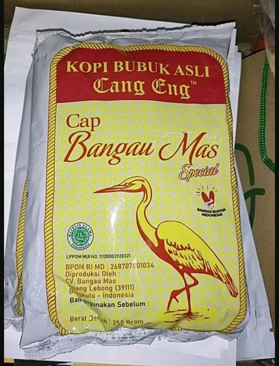 Kopi bubuk Asli Cap Bangau Mas kopi asli dari curup provinsi bengkulu ...