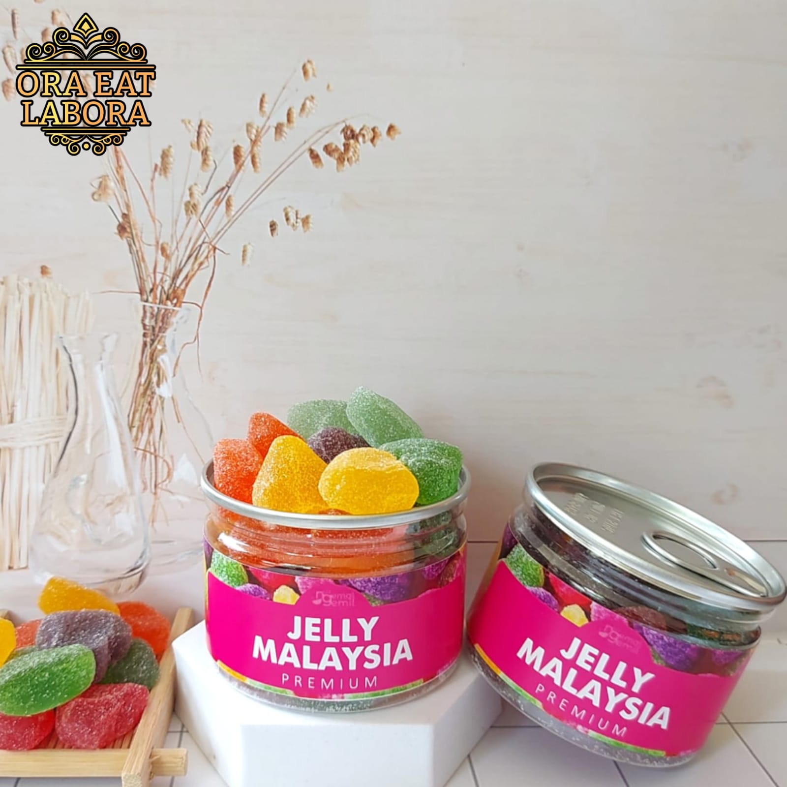 Can Jelly Malaysia Jelly Rasa Buah Jelly Kenyal Balut Gula Kualitas ...