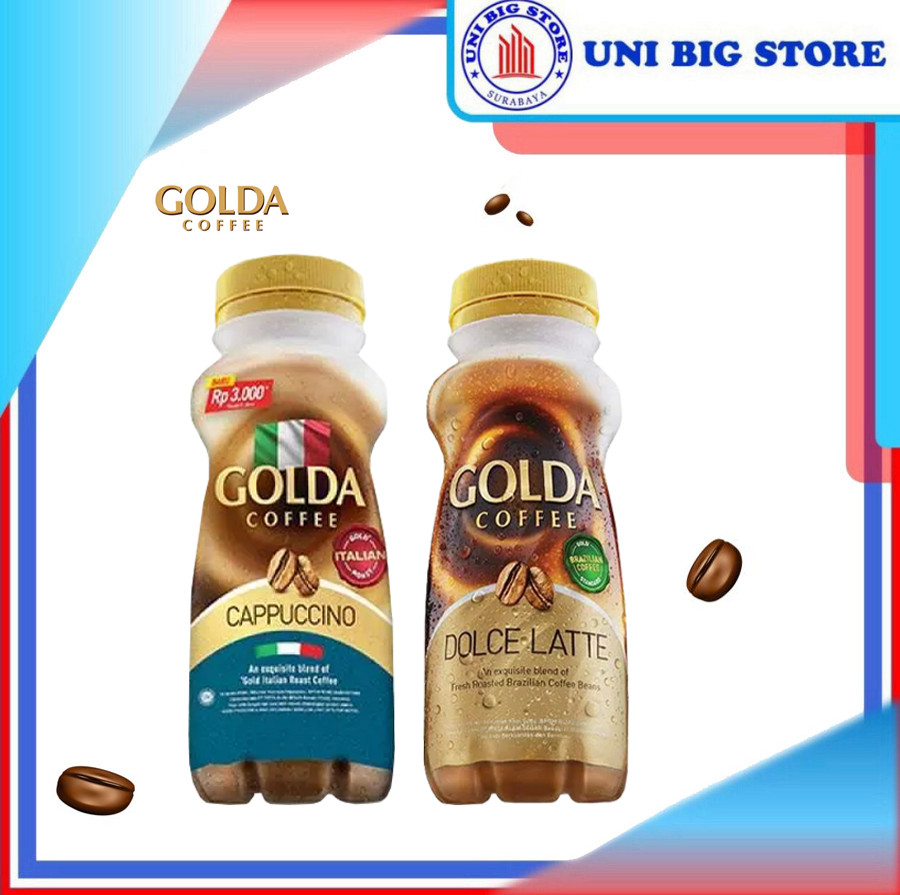 Golda Kopi Coffee Cappuccino / Dolce Latte Bottle 200 ml | Lazada Indonesia