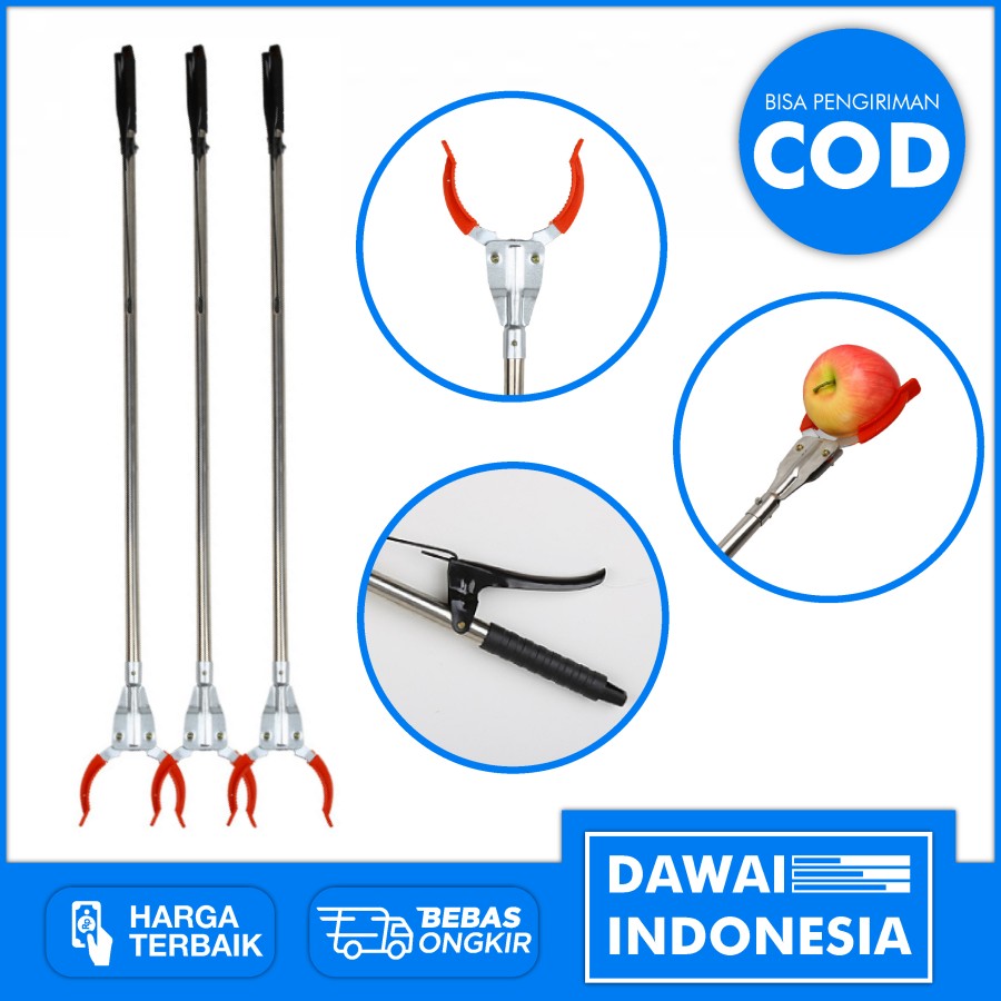 Alat Penjepit Tongkat Kait Barang Pickup Jepitan Barang Sampah Pick Up ...