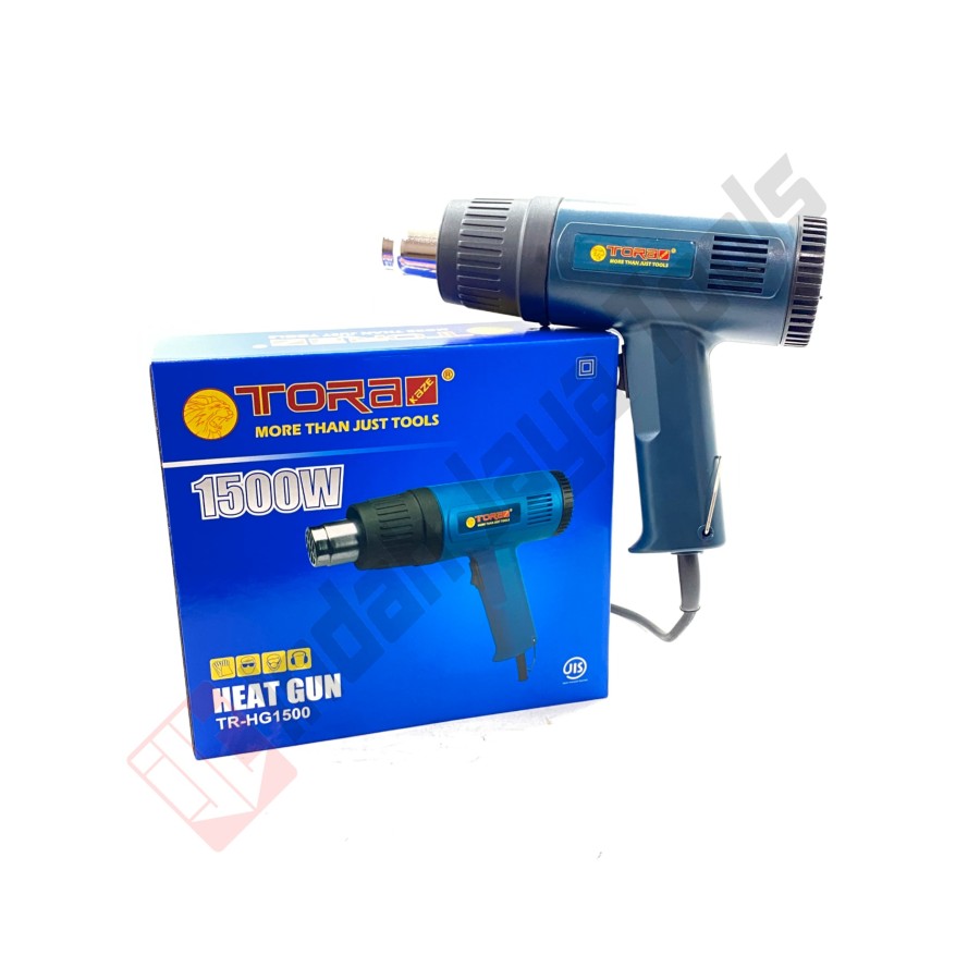 TORA HG1500 Heat Gun 1500 Watt Hot Air Gun Alat Sablon Pistol Pemanas ...