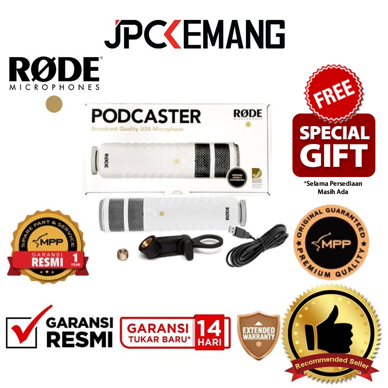 Rode Podcaster Mark II USB Broadcast Microphone Free Special Gift* JPC ...