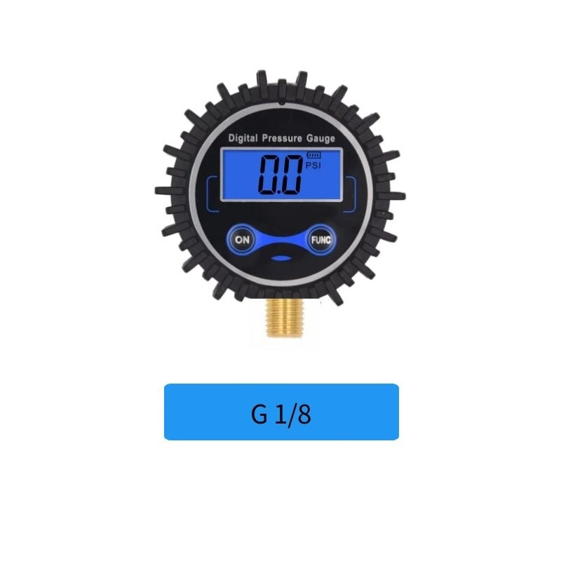 Manometer Digital Pressure Gauge Pengukur Tekanan Angin 200 PSI Meter ...