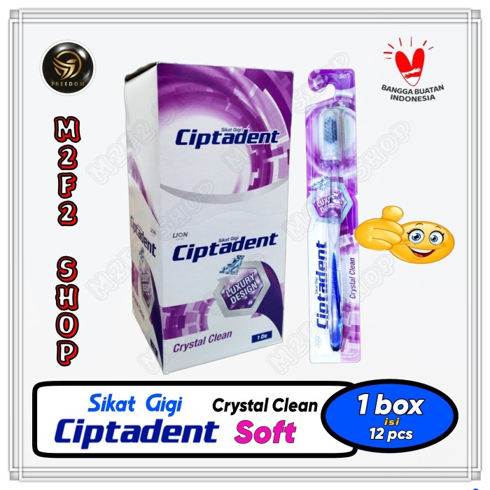 Sikat Gigi Ciptadent SOFT Crystal Clean Luxury Design (Kemasan Pack ...