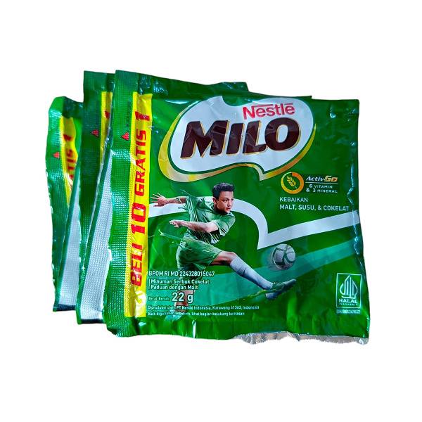 STORASTORI-[10+1] Milo Renteng Milo Activ GO Nestle Susu Bubuk Sachet ...