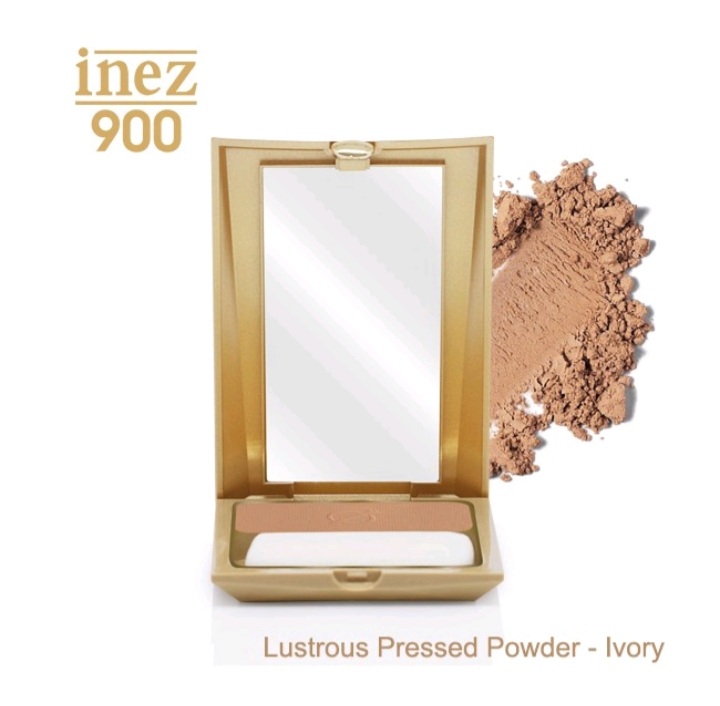 Inez 900 Lustrous Presses Powder - 09 Ivory / Bedak Padat Gold Inez 900 ...