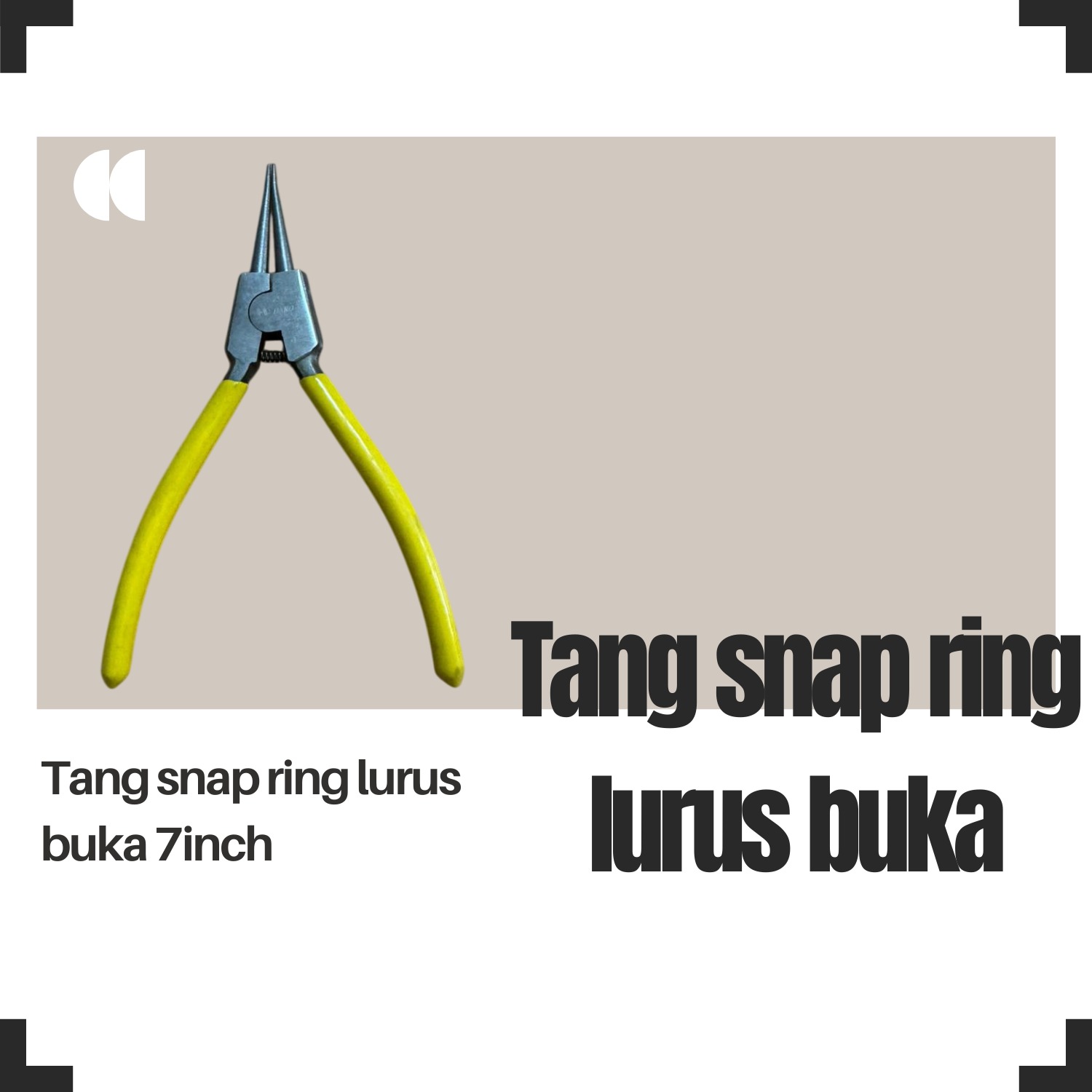 Tang Snap Ring Lurus Buka 7Inch | Lazada Indonesia