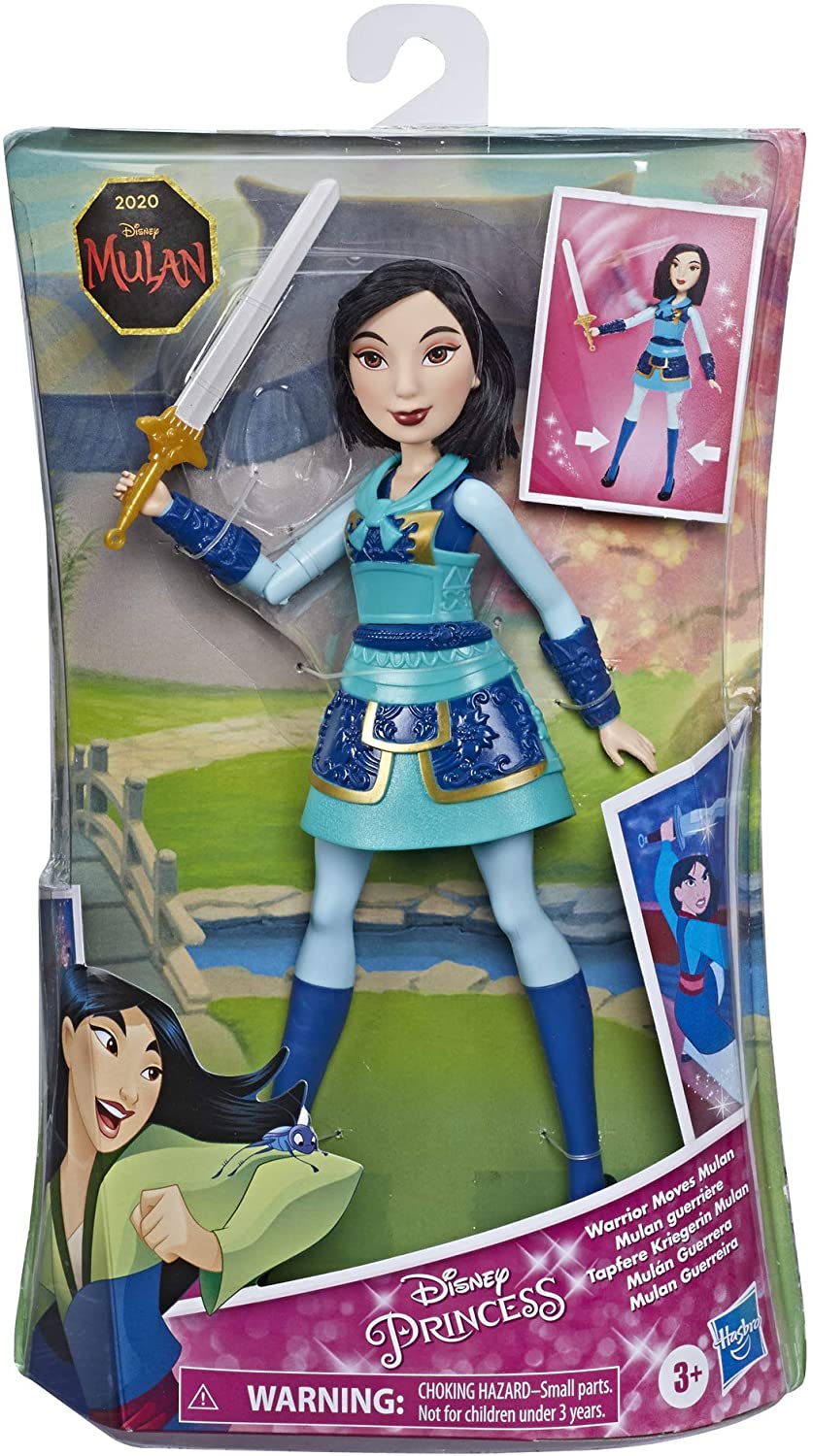 FIGURE DISNEY PRINCESS MULAN WARRIOR MOVES MULAN ORIGINAL HASBRO ...