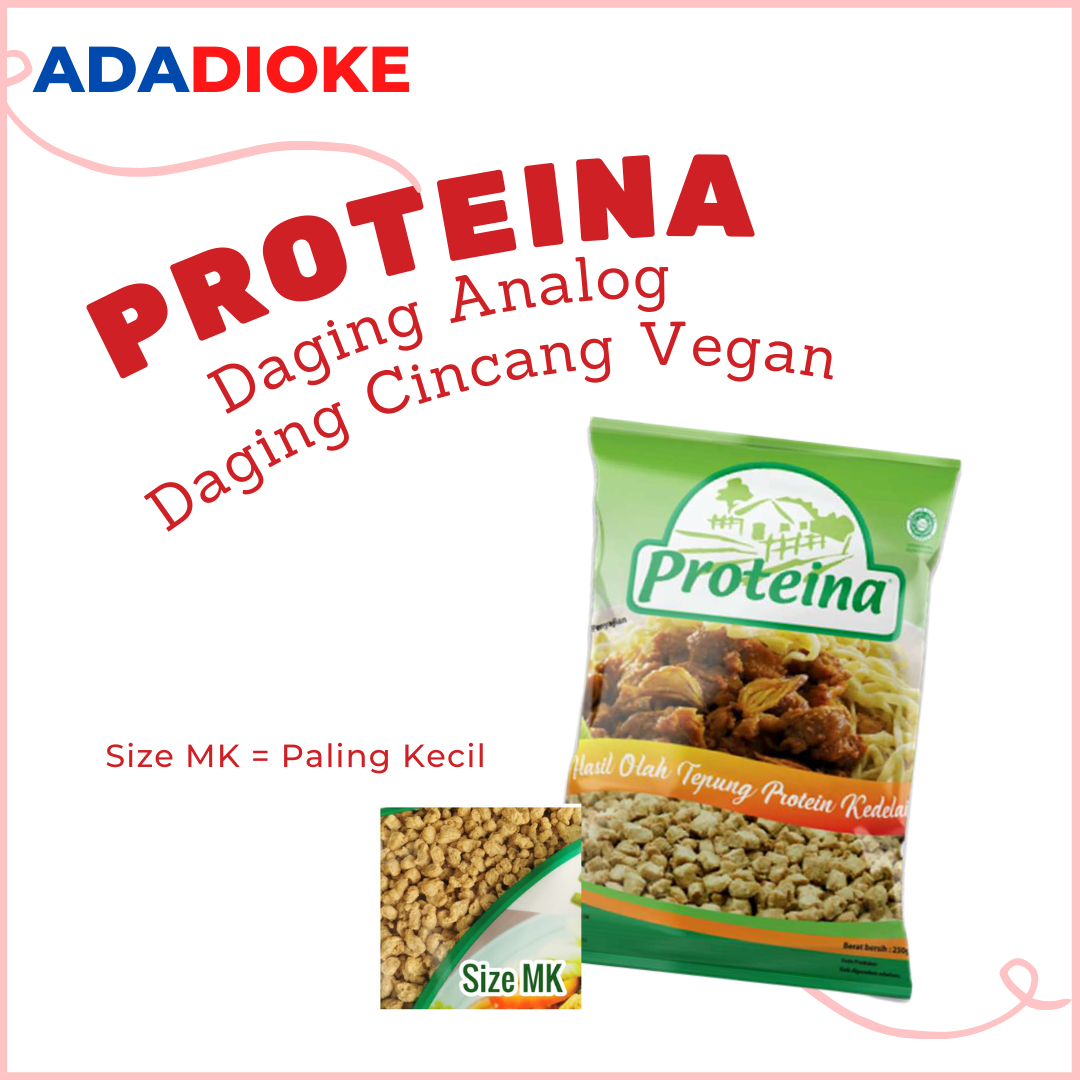 PROTEINA Protein Nabati Soy Meat Daging Nabati Cincang Vegan 250gr ...