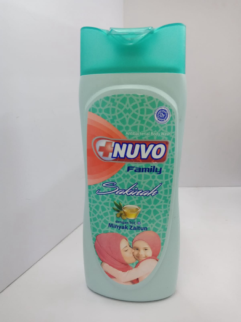 Nuvo Family Antibacterial Body Wash Botol 250 Ml, Warna Hijau | Lazada ...